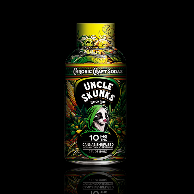 10 Mg D9 | Lemon Lime | Uncle Skunks | 2oz | Chronic Craft Shots